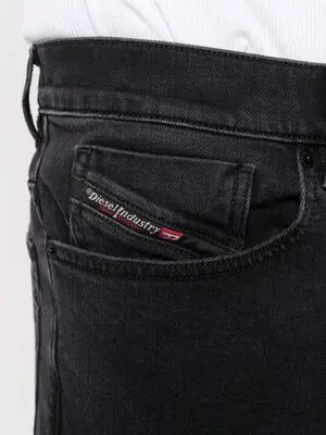 DIESEL® D-fining Tapered Denim Jeans - Black