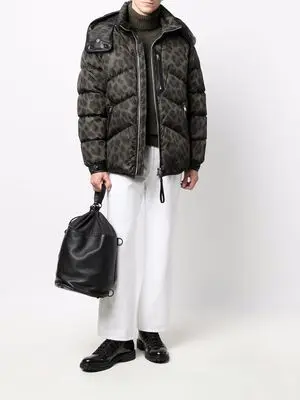 TOM FORD Leopard Print Padded Jacket