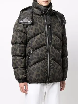 TOM FORD Leopard Print Padded Jacket