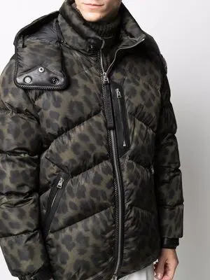 TOM FORD Leopard Print Padded Jacket