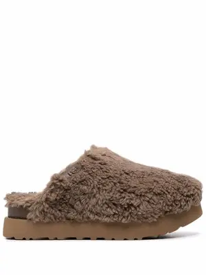 UGG Platform Shearling Slippers