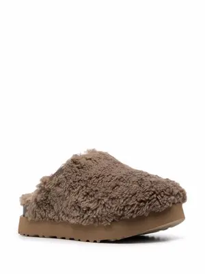 UGG Platform Shearling Slippers