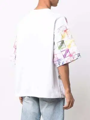 We11Done Graphic Logo-print Cotton T-shirt