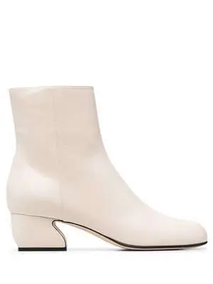 SERGIO ROSSI Block-heel Ankle Boots - Neutrals