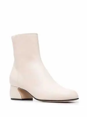 SERGIO ROSSI Block-heel Ankle Boots - Neutrals