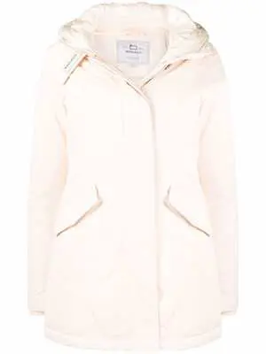 Woolrich Padded Short Coat - Neutrals