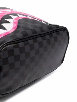 SPRAYGROUND Sharks In Candy Faux-leather Backpack