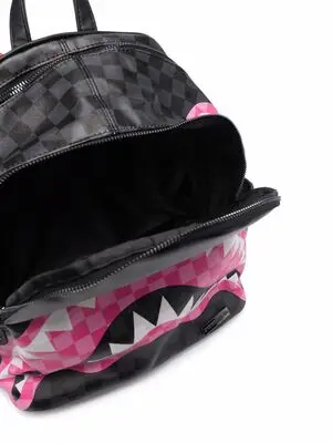 SPRAYGROUND Sharks In Candy Faux-leather Backpack