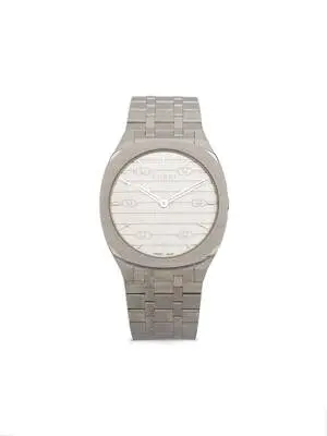 Gucci 25h 34mm Watch - Silver