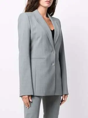 Off-White Text-print Tailored Blazer