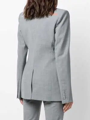 Off-White Text-print Tailored Blazer