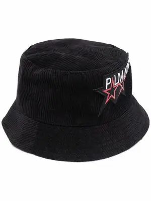 Palm Angels Racing Stars Bucket Hat - Black