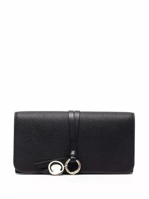 Chloé Logo Continental Wallet - Black