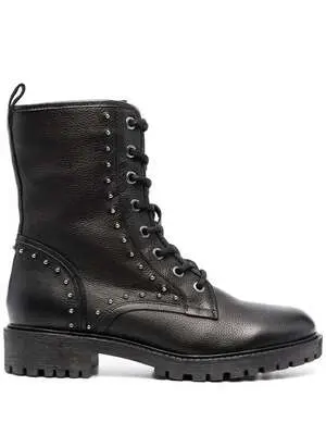 Geox 45mm Stud-embellished Lace-up Boots