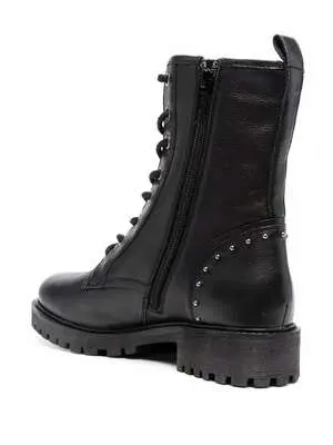 Geox 45mm Stud-embellished Lace-up Boots