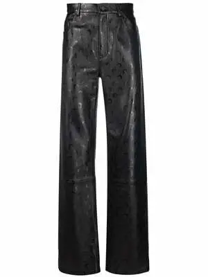Marine Serre Zip Up Bottoms For Men