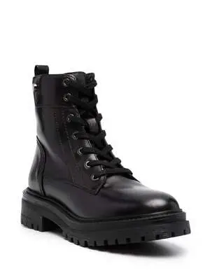 Geox Leather Lace-up Boots