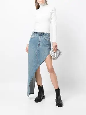 Alexander Wang Logo Jacquard Trim Top