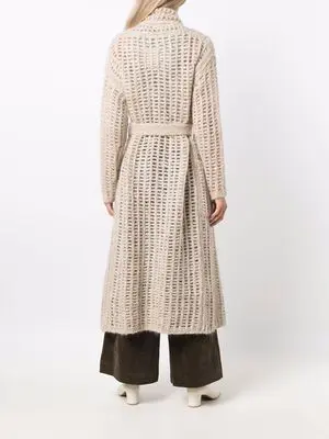UMA WANG Open-knit Long Cardigan