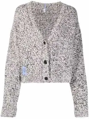 Alexander McQueen Chunky Knit V-neck Cardigan