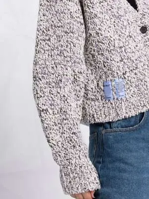 Alexander McQueen Chunky Knit V-neck Cardigan