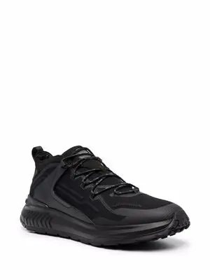 TOD'S Leather & Mesh Panelling Lace-up Sneakers