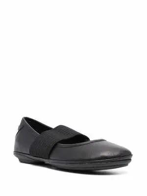 Camper Flat Ballerina Shoes - Black