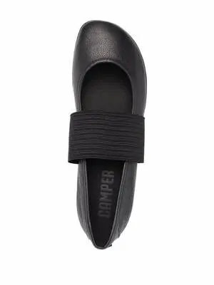 Camper Flat Ballerina Shoes - Black