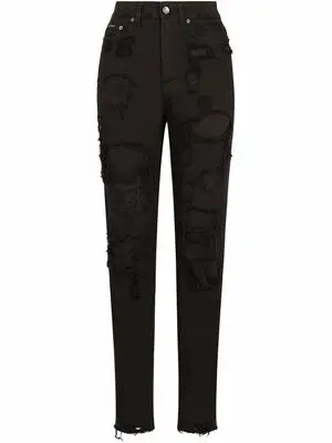 Dolce & Gabbana Distressed Boyfriend Jeans