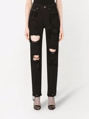 Dolce & Gabbana Distressed Boyfriend Jeans