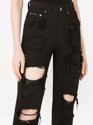 Dolce & Gabbana Distressed Boyfriend Jeans