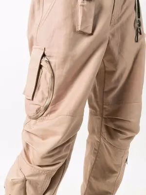 DIESEL® Cotton-linen Twill Cargo Pants