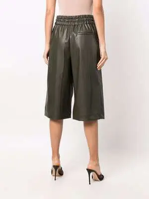 3.1 Phillip Lim Vegan Leather Box-pleat Culottes