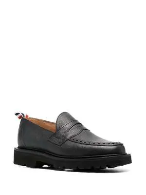 Thom Browne Pebbled Penny Loafers