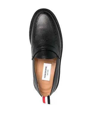 Thom Browne Pebbled Penny Loafers