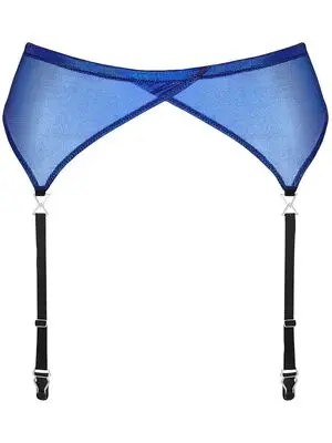 MAISON CLOSE Angel Garter Belt - Blue