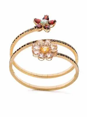 Dolce & Gabbana 18k Yellow Bracelet With Rhodolite Garnet, Morganite, Zircon, And Citrine