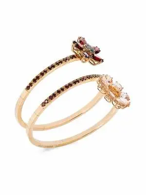 Dolce & Gabbana 18k Yellow Bracelet With Rhodolite Garnet, Morganite, Zircon, And Citrine