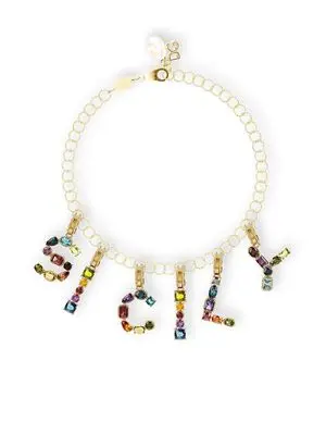 Dolce & Gabbana 18kt Yellow Pearl-embellished Bracelet - Gold