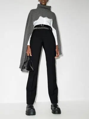 Alexander McQueen Straight-leg Wool Trousers