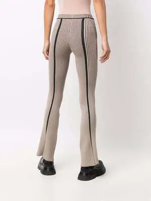 Eckhaus Latta Striped Flared Leggings