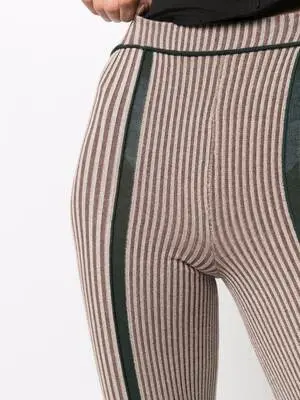 Eckhaus Latta Striped Flared Leggings