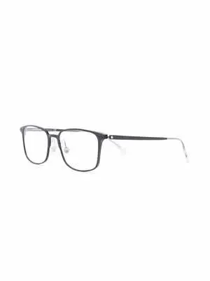 Montblanc Matte-effect Rectangle-frame Glasses