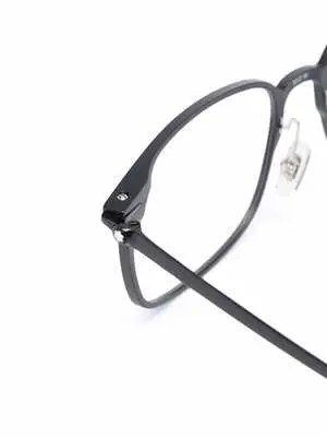 Montblanc Matte-effect Rectangle-frame Glasses