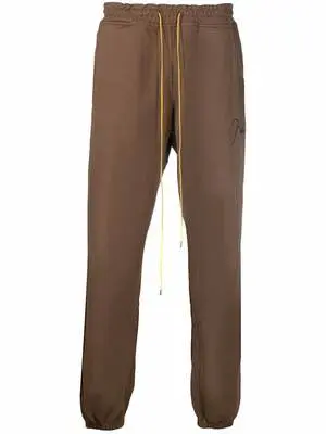 Rhude Drawstring-waist Track Trousers - Brown