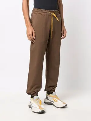 Rhude Drawstring-waist Track Trousers - Brown