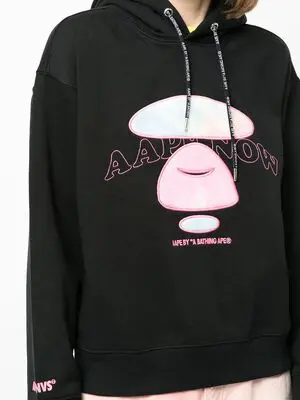 AAPE BY *A BATHING APE Moonface-embroidery Hoodie
