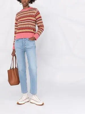 RE/DONE Mid-rise Straight-leg Jeans