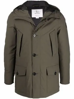 Woolrich Arctic Stretch Parka Coat - Green