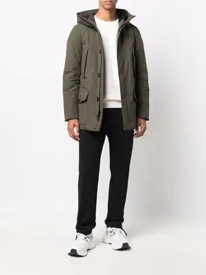 Woolrich Arctic Stretch Parka Coat - Green